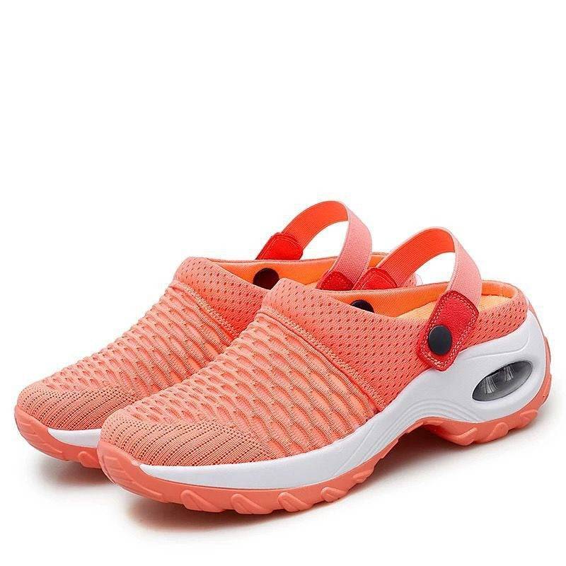 Women's summer Korean mesh mesh slip-on sandals wear on both sides – Suncoy
